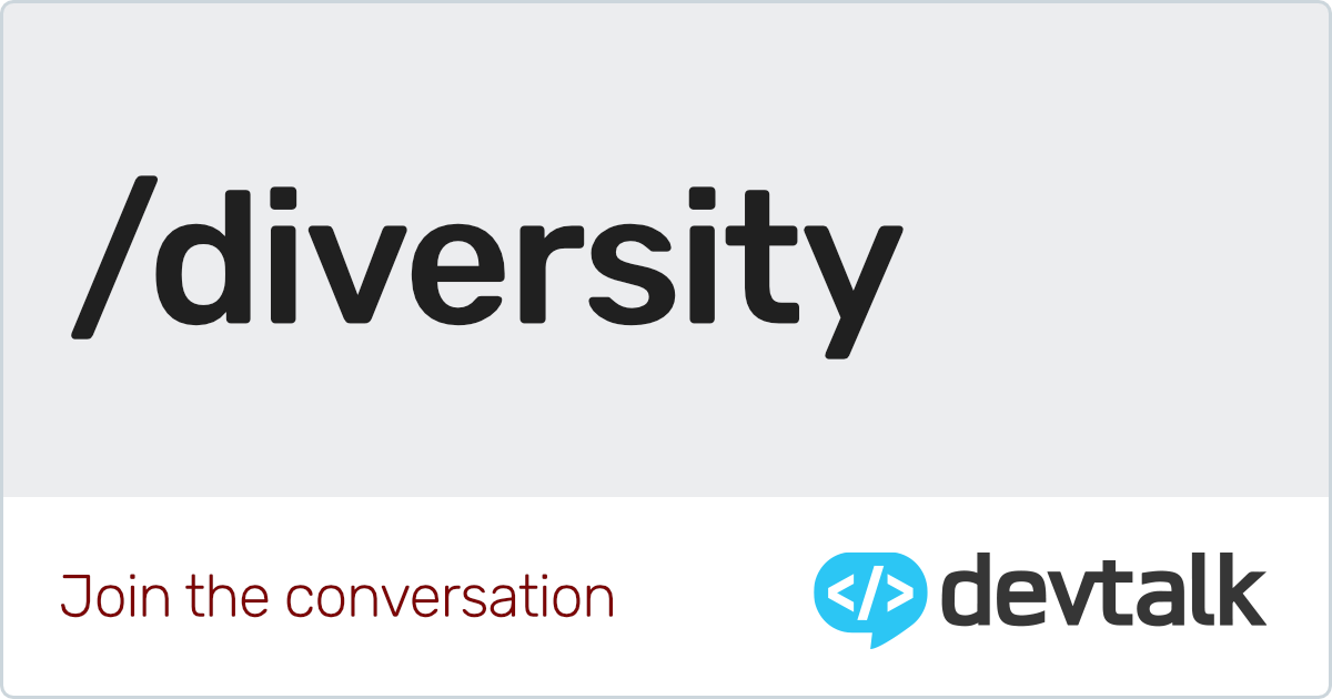 Diversity Community Portal Portal | Devtalk